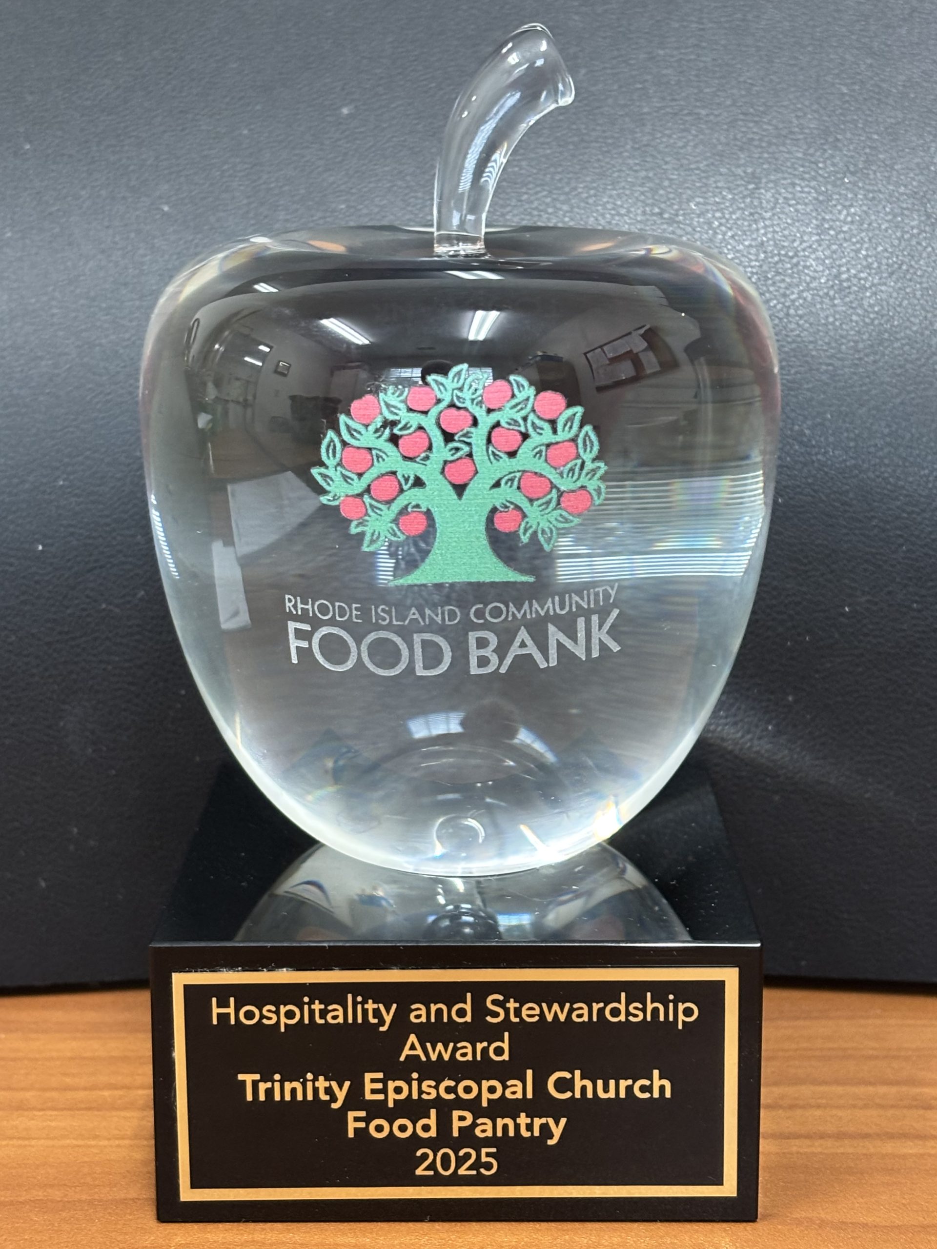 Food Pantry Wins Hospitality & Stewardship Award - Trinity Episcopal Church